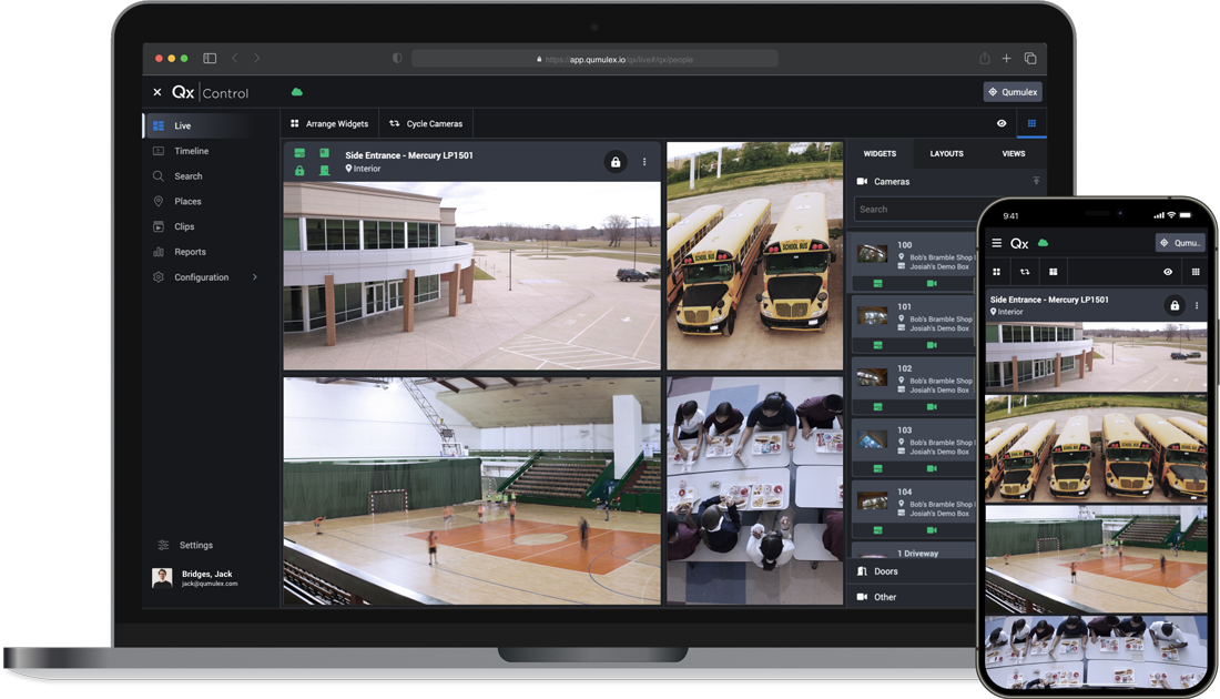 Qumulex Unified Cloud Video Surveillance & Access Control