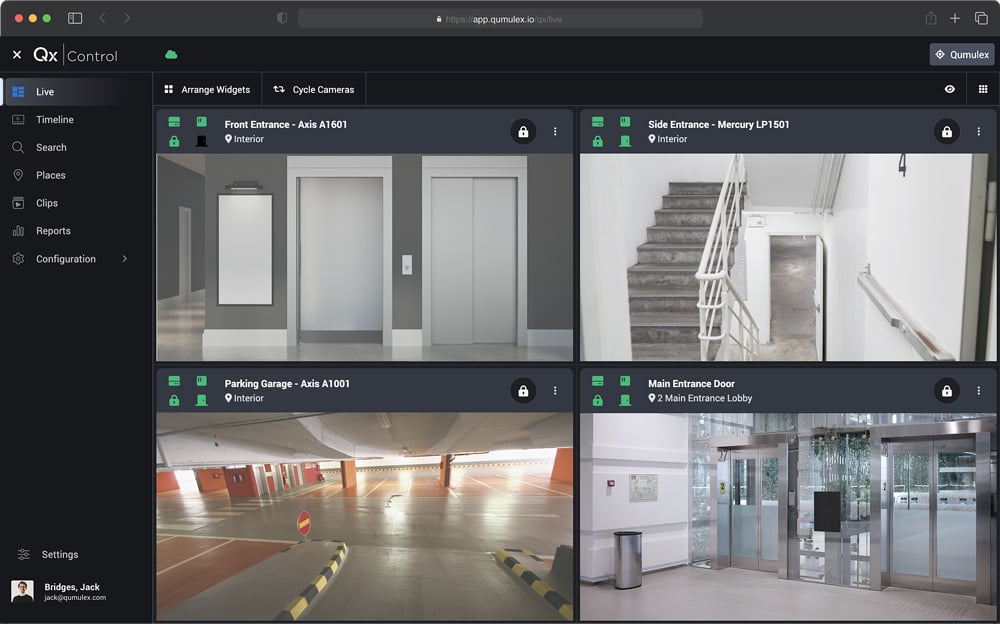 Qumulex Unified Cloud Video Surveillance & Access Control