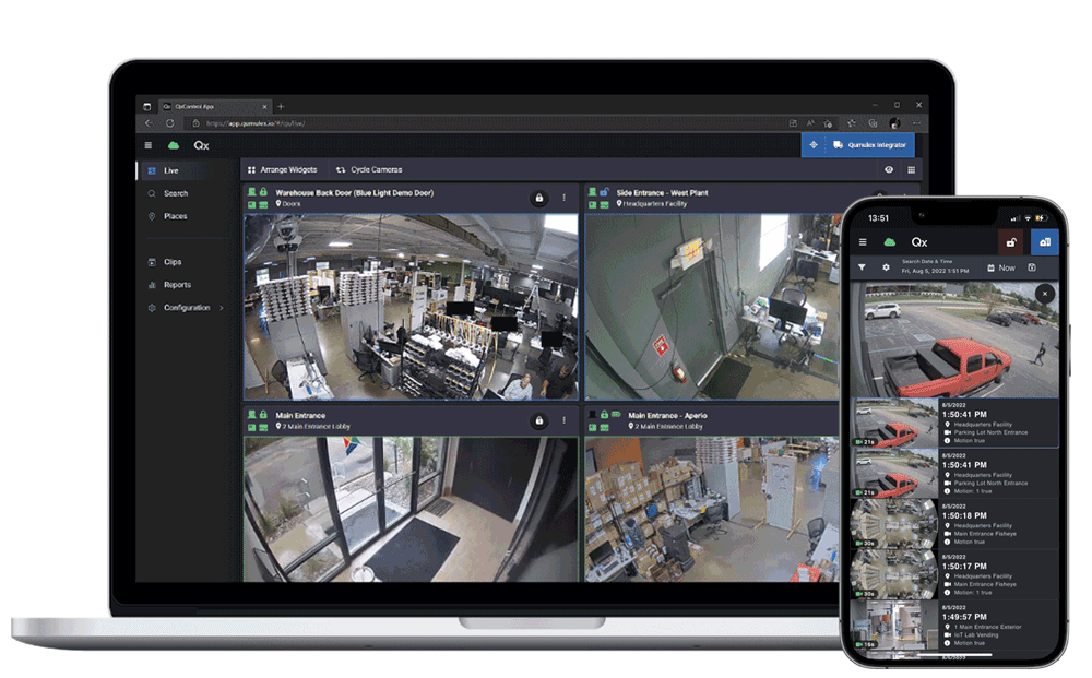 Qumulex Unified Cloud Video Surveillance & Access Control