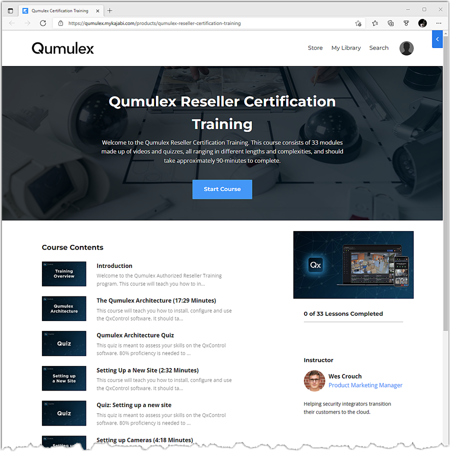 Qumulex Reseller Certification Training
